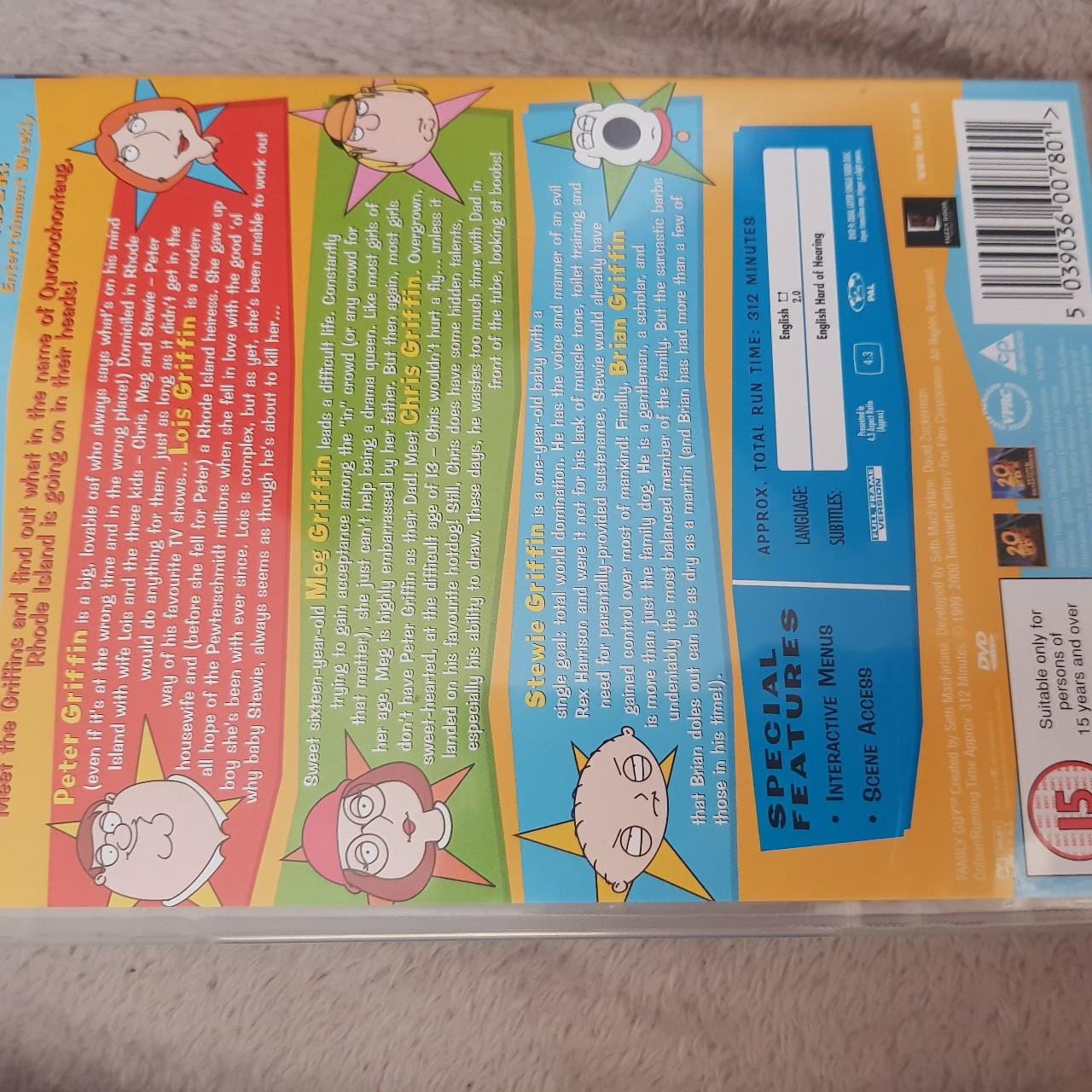 Family Guy season 1 box set - Depop