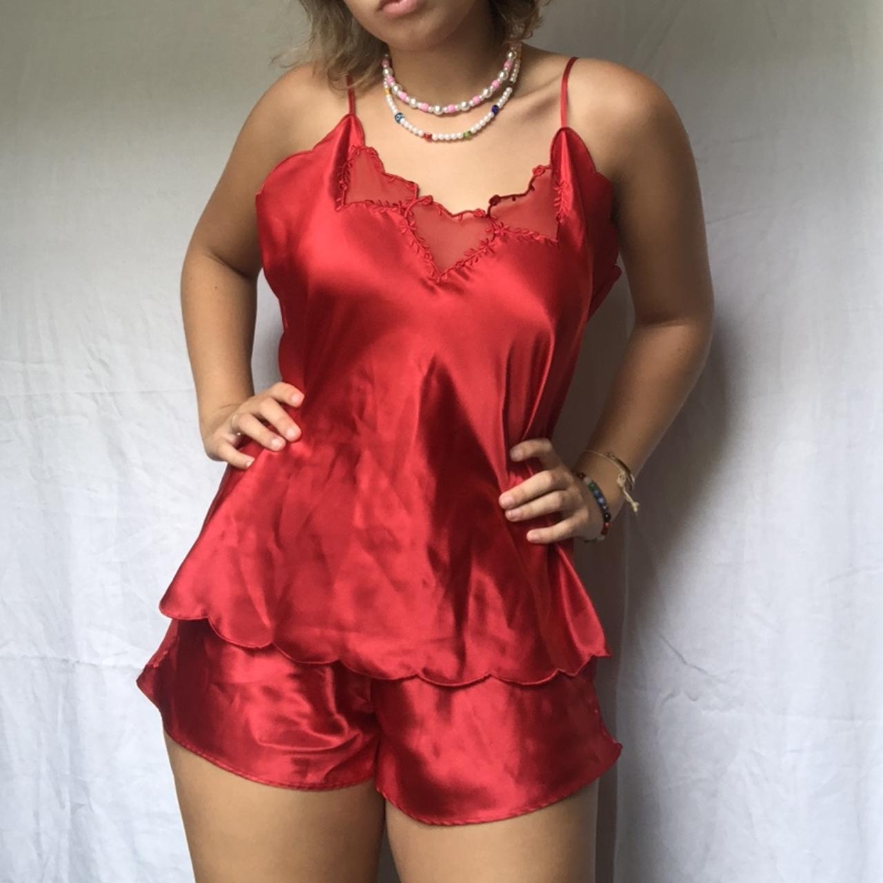 Women's Red Pajamas | Depop