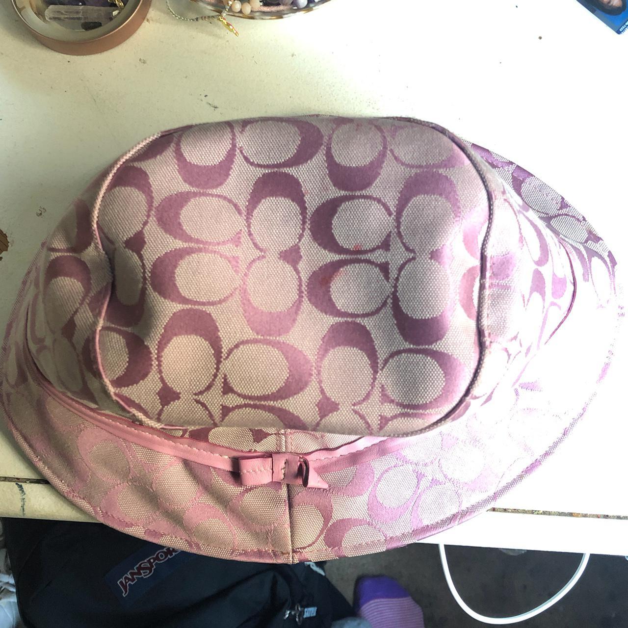 #Coach #Pink bucket hat super cute... - Depop