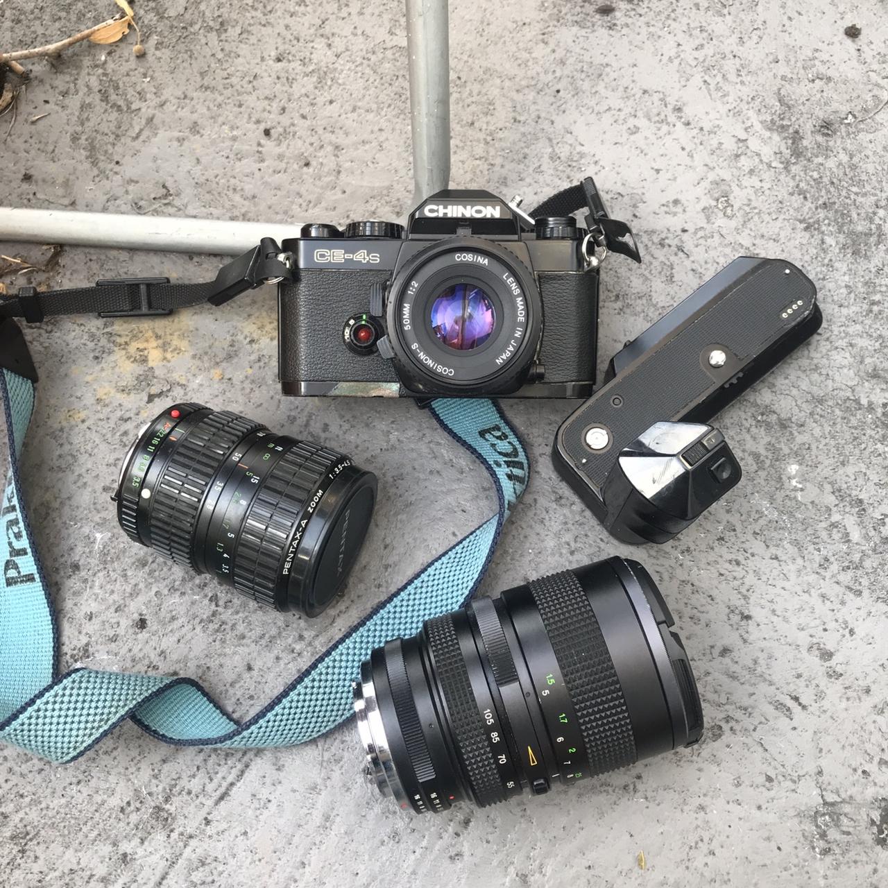 CHINON CE-4s CAMERA in full working condition. Will... - Depop