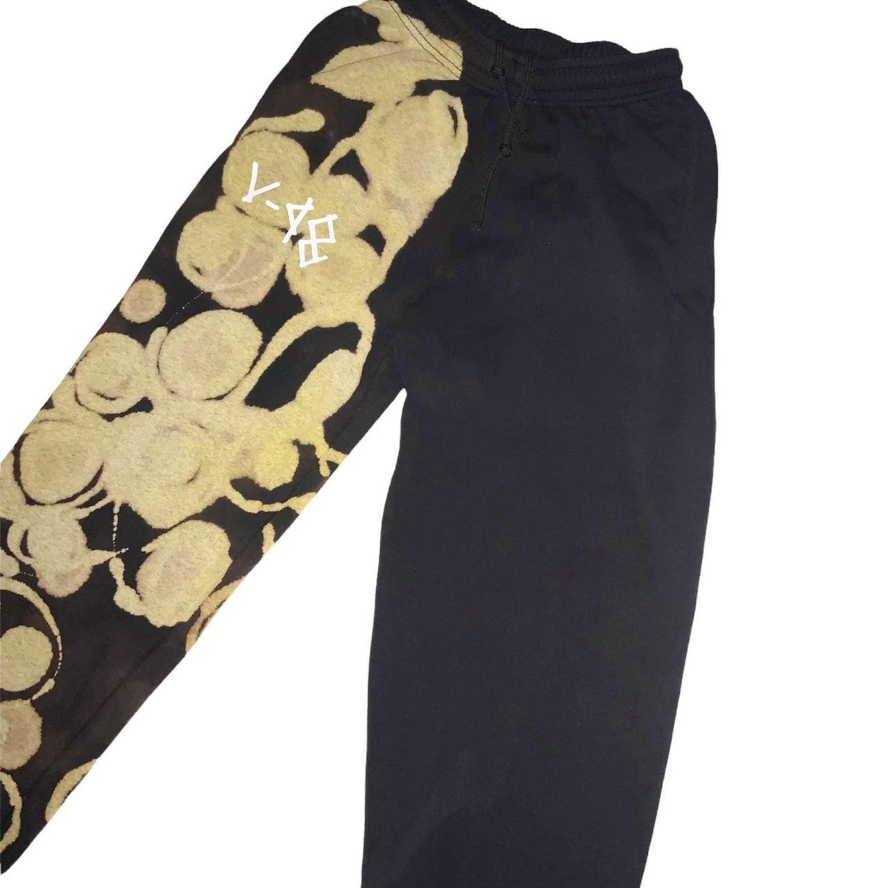 V-98 Sample Sweatpants | Black/Yellow | Size:... - Depop