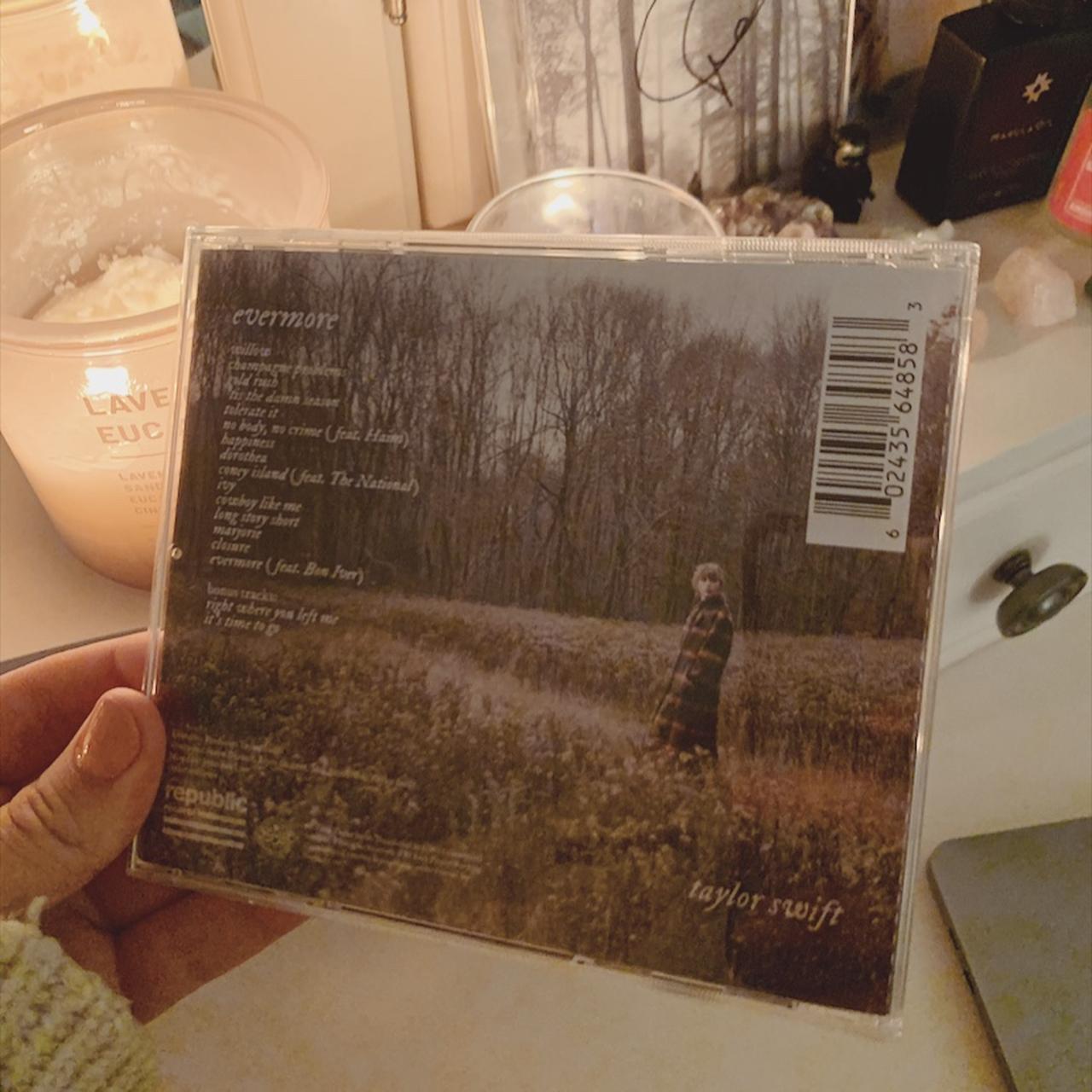 Taylor Swift Evermore Cd Case and Booklet! 🍷 **cd... - Depop