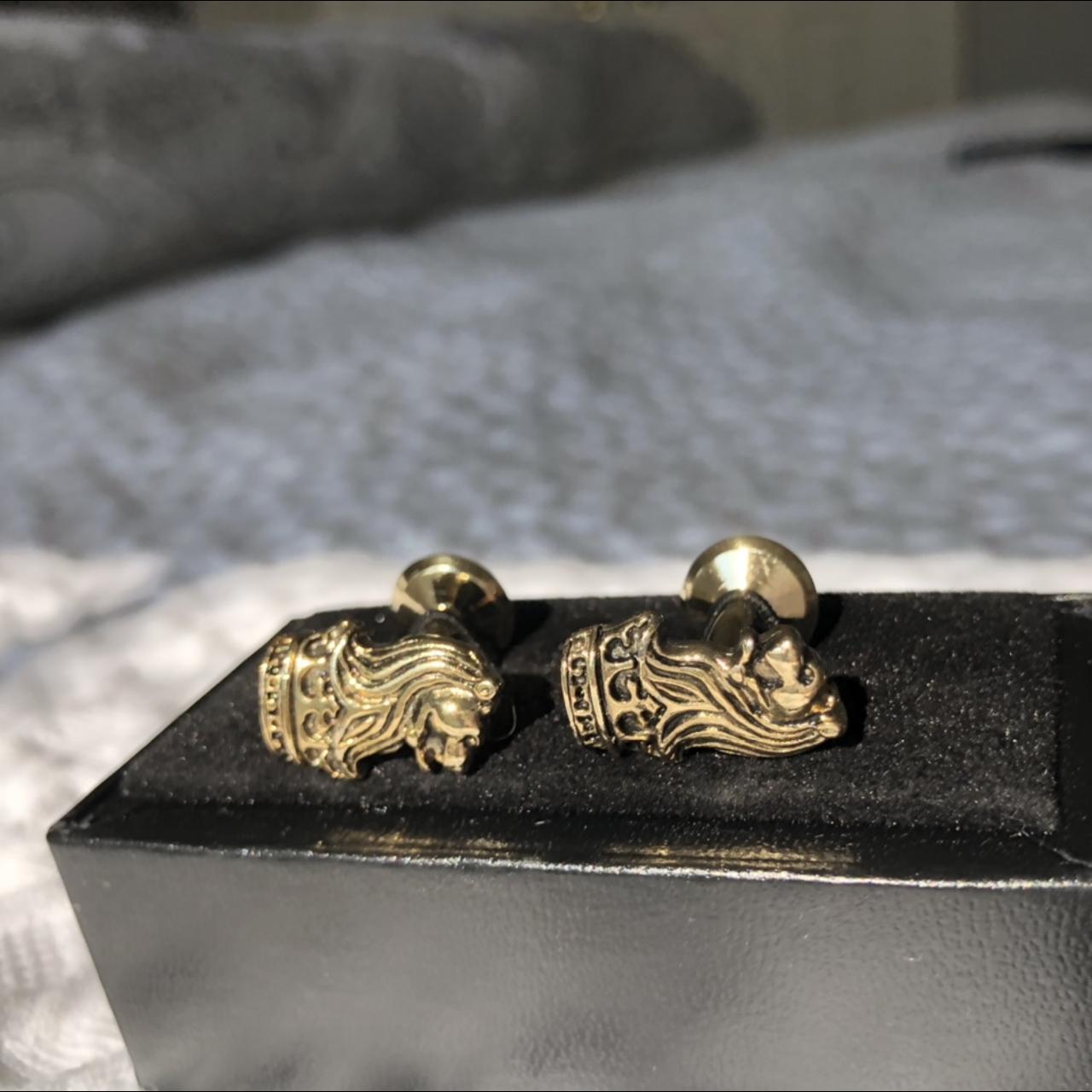 RARE Ritz Carlton gold cufflinks with box in great... - Depop
