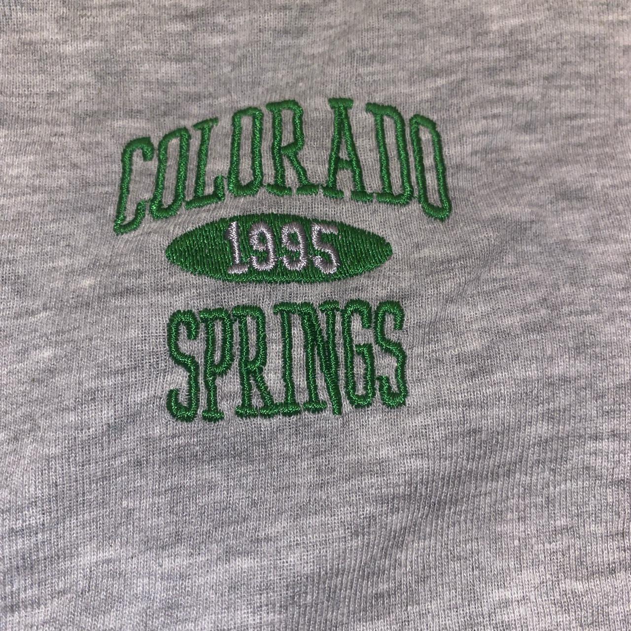 Urban Outfitters Grey Colorado Springs Baby Tee Depop