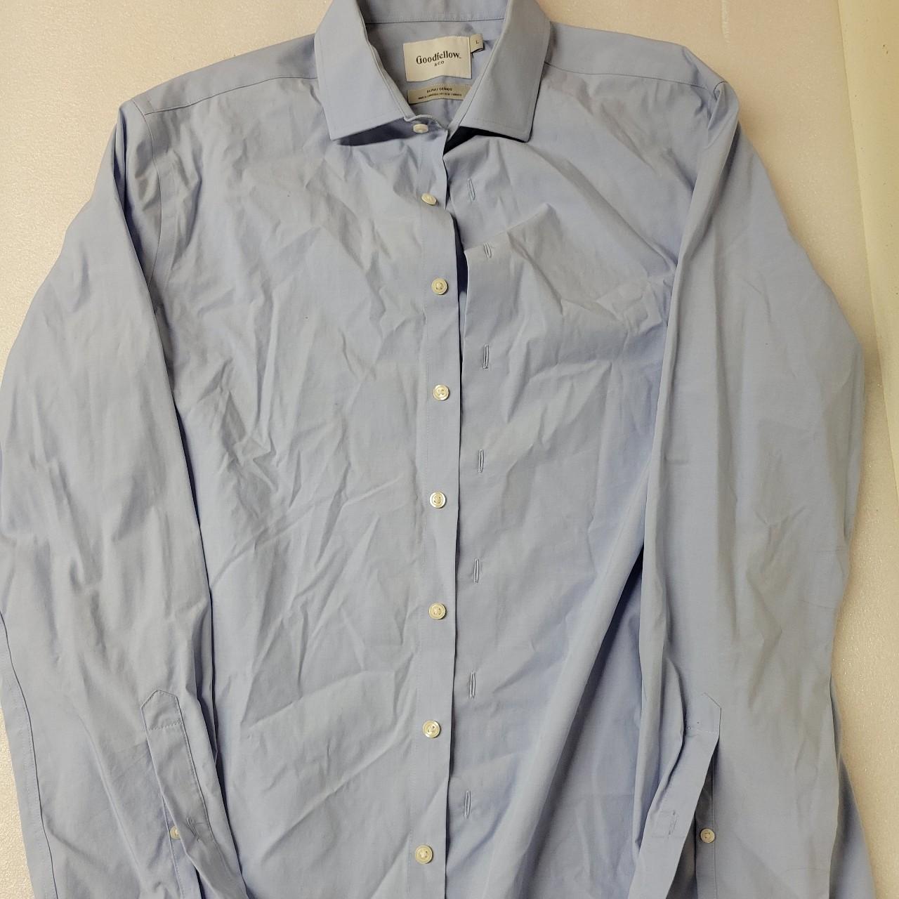 Goodfellow Light blue dress button up - Depop