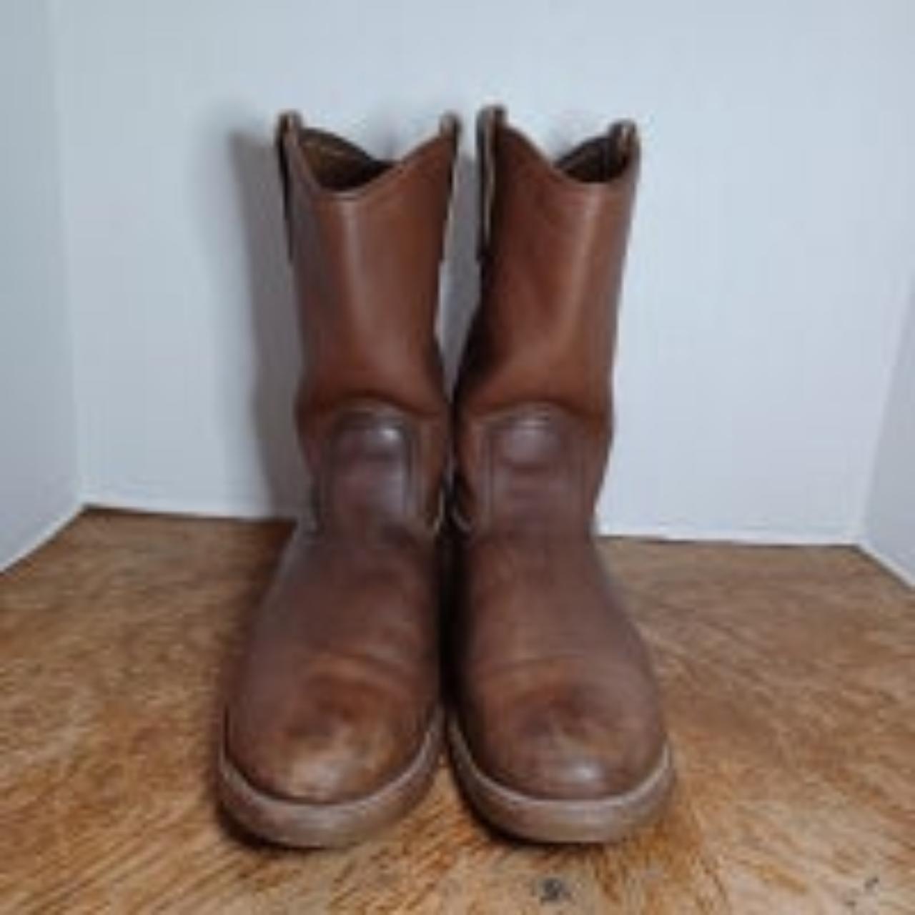 Red Wing Pecos American boots Made in America nail... - Depop