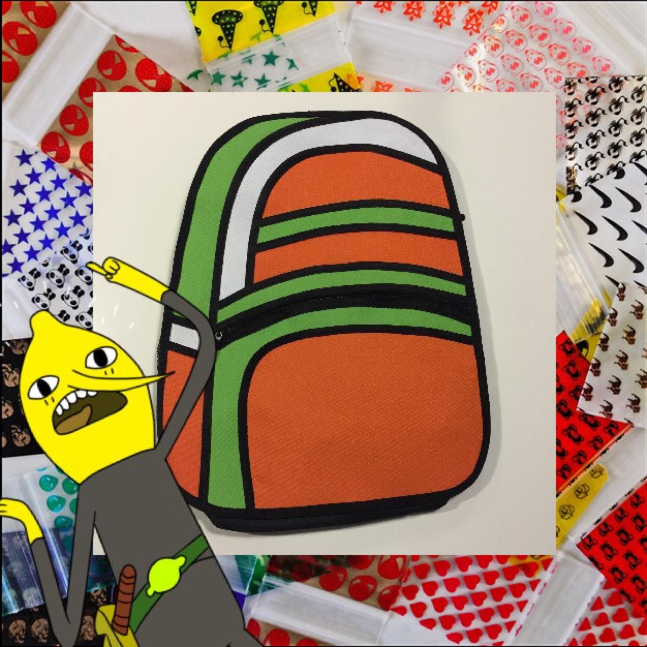 2d cartoon backpack store