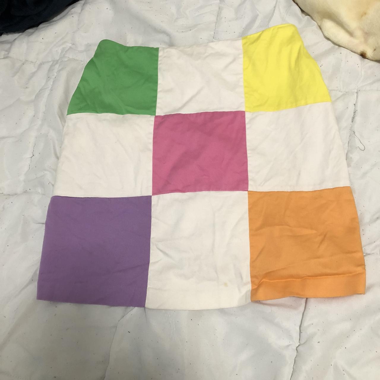 Super cute colorblock skort. 28in waist. HAS... - Depop