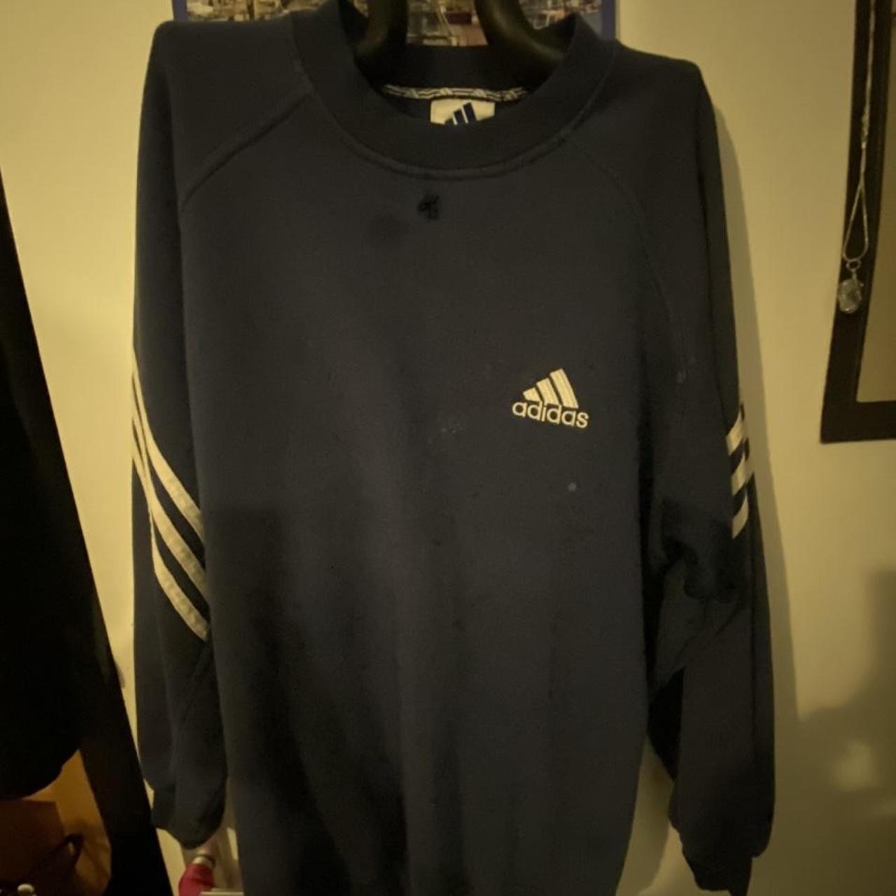 - vintage adidas jumper - used - has a hole and... - Depop