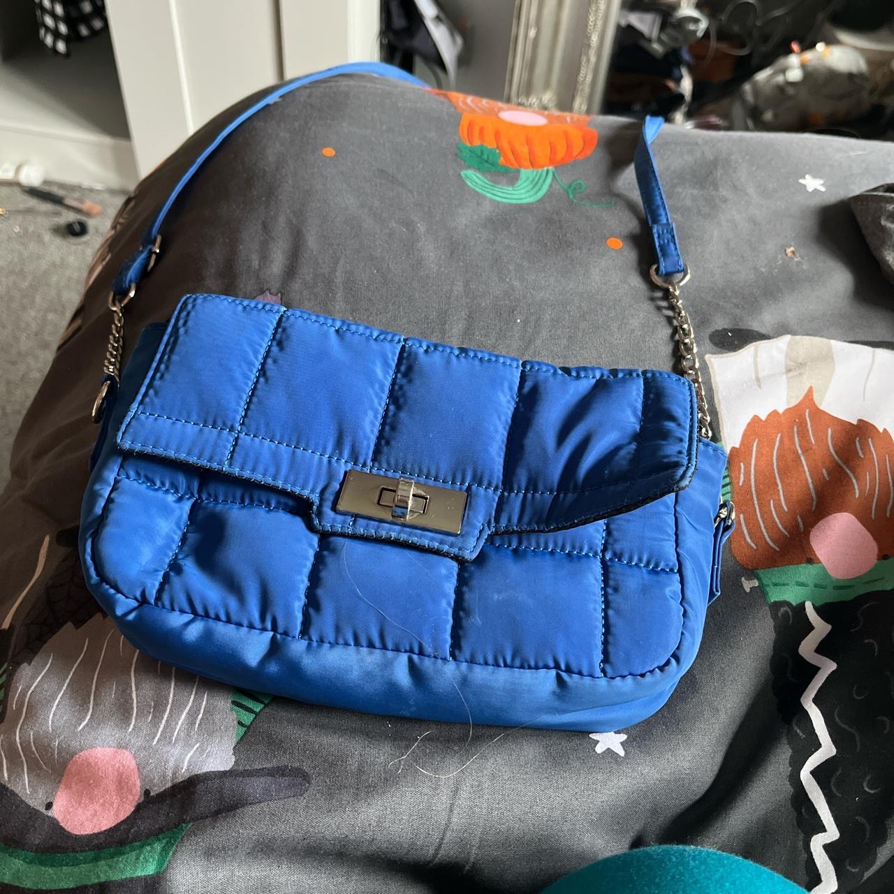 Simple blue cross body bag #crossbody #bag - Depop