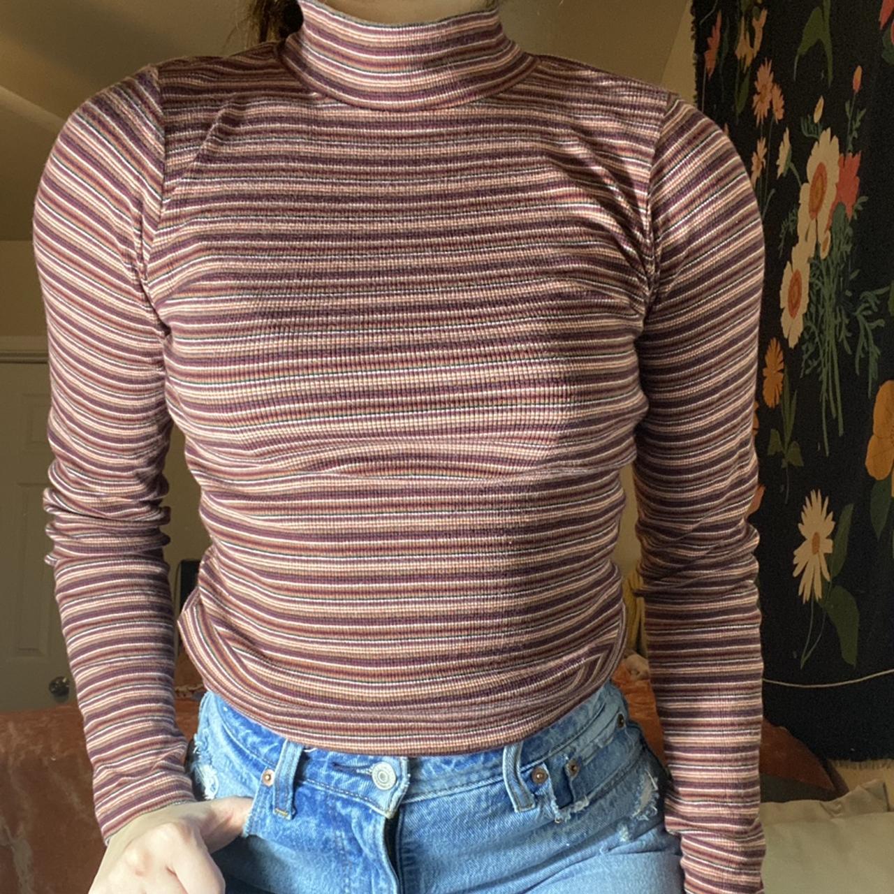Hollister Striped turtle neck turtleneck hollister