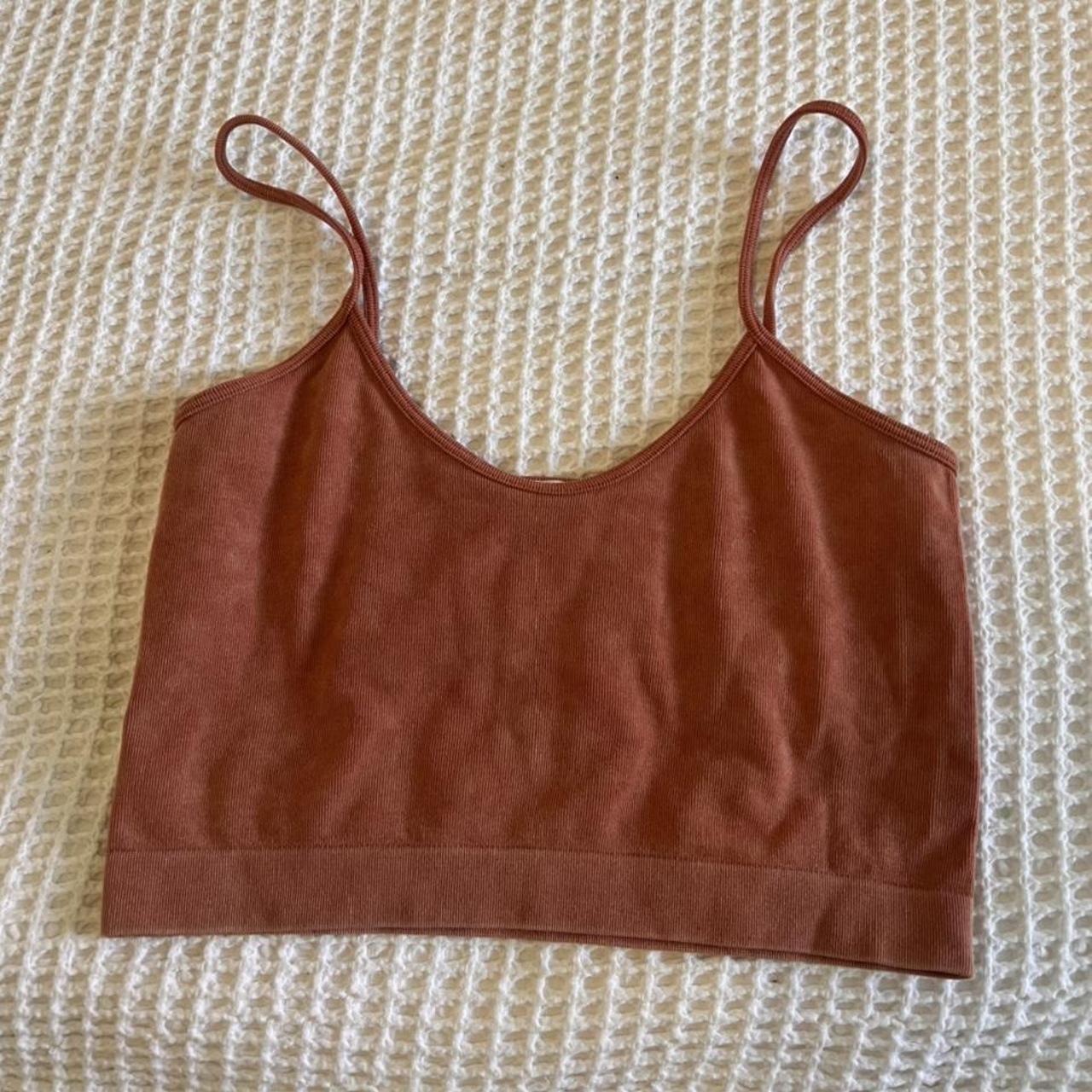 Cotton on tank 🧡 material is super stretchy so could... - Depop
