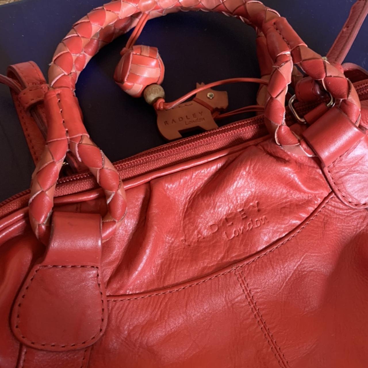 Beautiful red Radley handbag In good condition Comes... - Depop