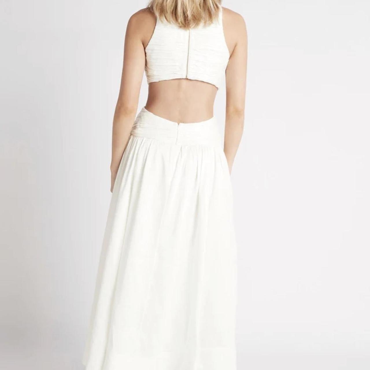 SOLD Aje. Introspect Cut Out Midi Dress Never... - Depop