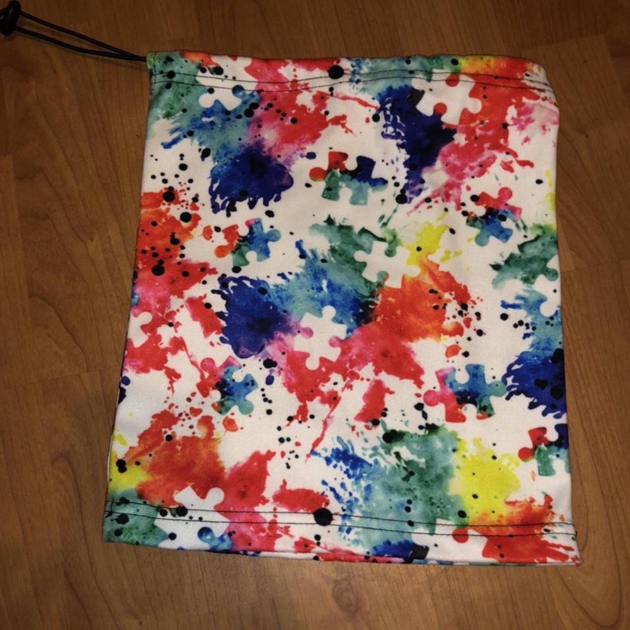 Puzzle Face Mask Neck Cover Gaiter ••color:... - Depop