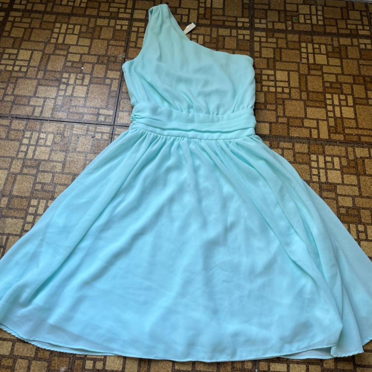 Greek goddess mini dress 👗 Aqua turquoise... - Depop