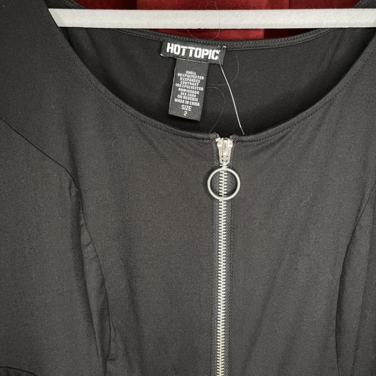 Hot topic brand dress with mesh arms plus size never... - Depop