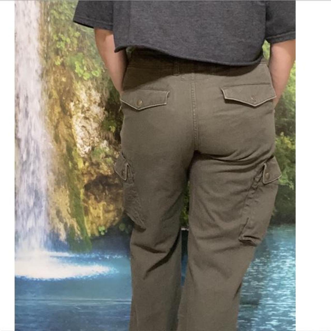 Grunge Y2K Mossimo Army Green Cargo Khakis.... - Depop