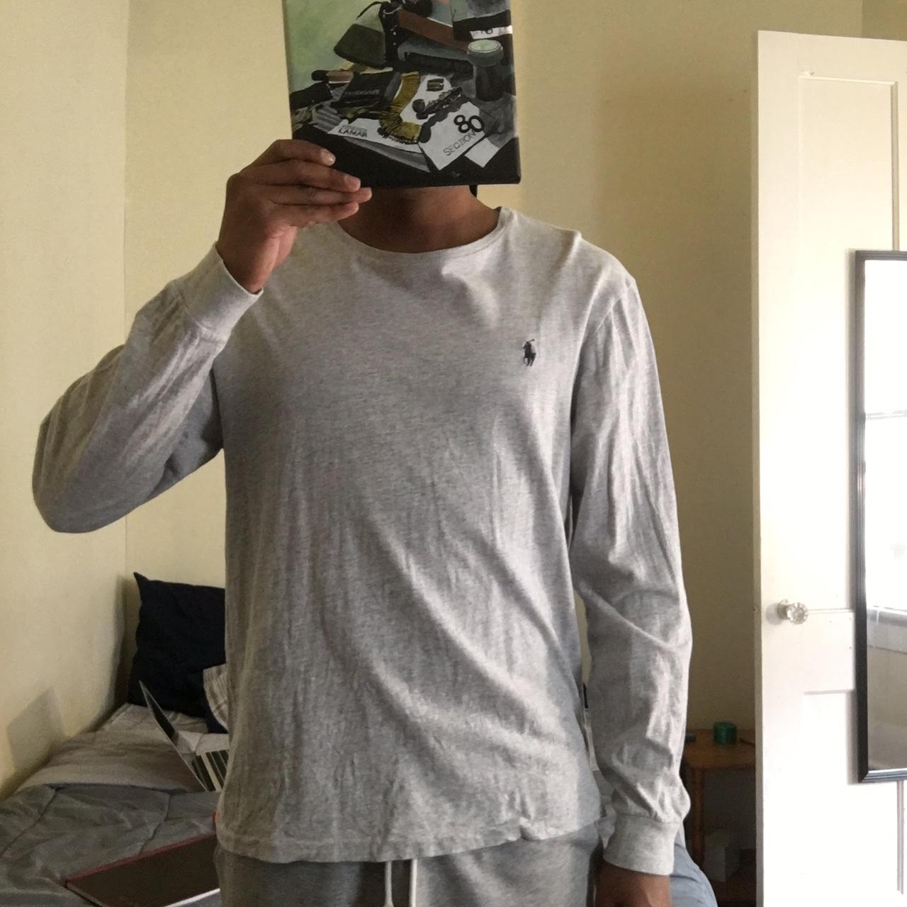 Polo Ralph Lauren Large grey shirt. Wrinkles due to... - Depop