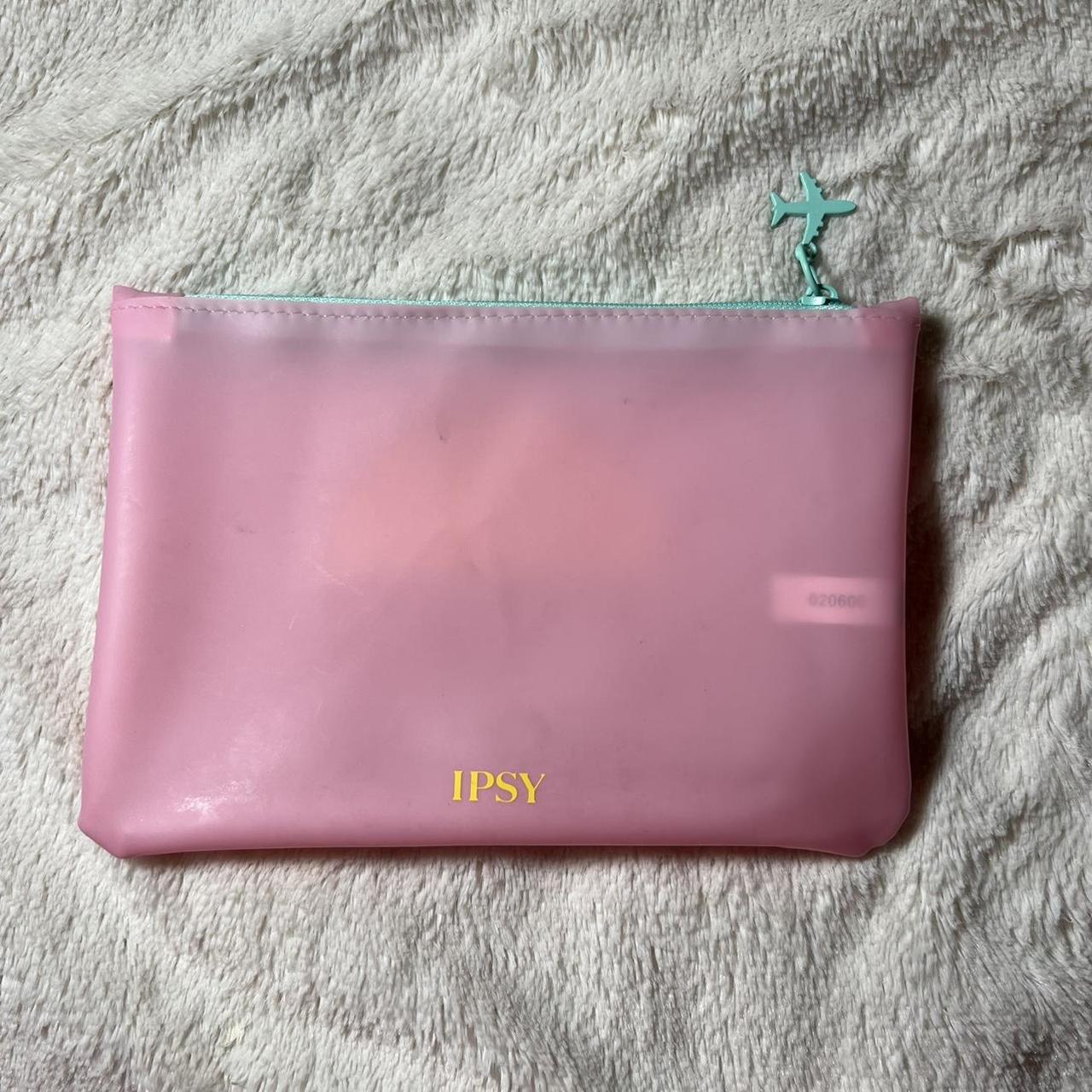 ipsy waterproof pink “escape” makeup bag this cute... - Depop