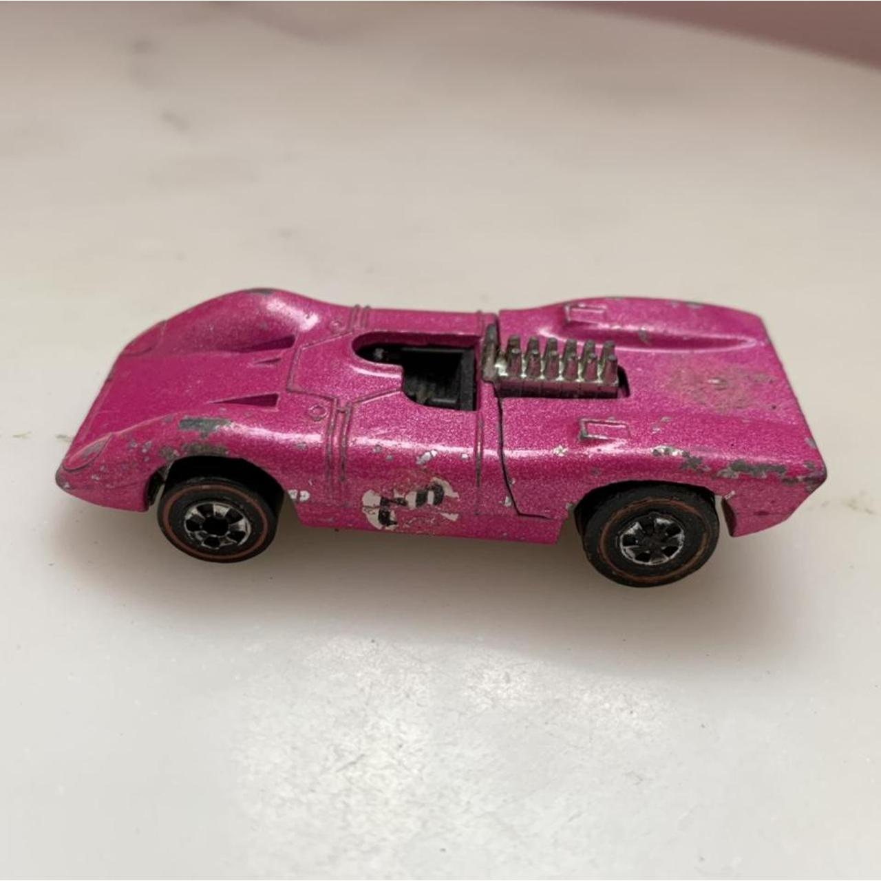 💗🏁 Rare Pink Ferrari 🏁💗 1969 Hot Wheels Ferrari Car... - Depop