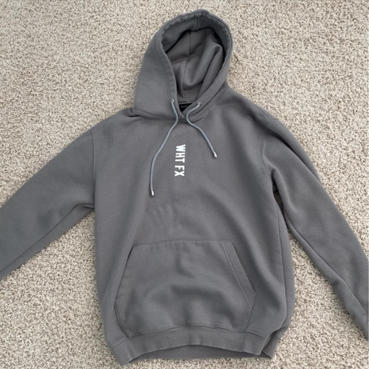 white fox boutique grey charcoal oversized... - Depop