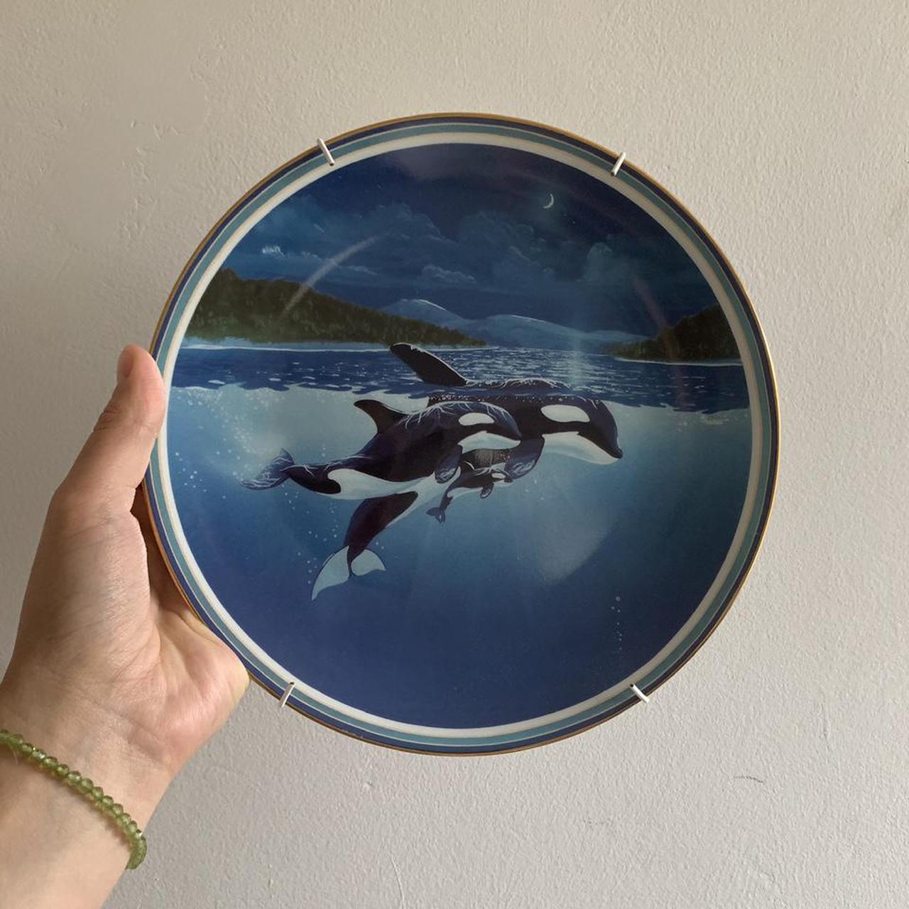 Sea World Orca limited edition 1992 ornamental plate... - Depop