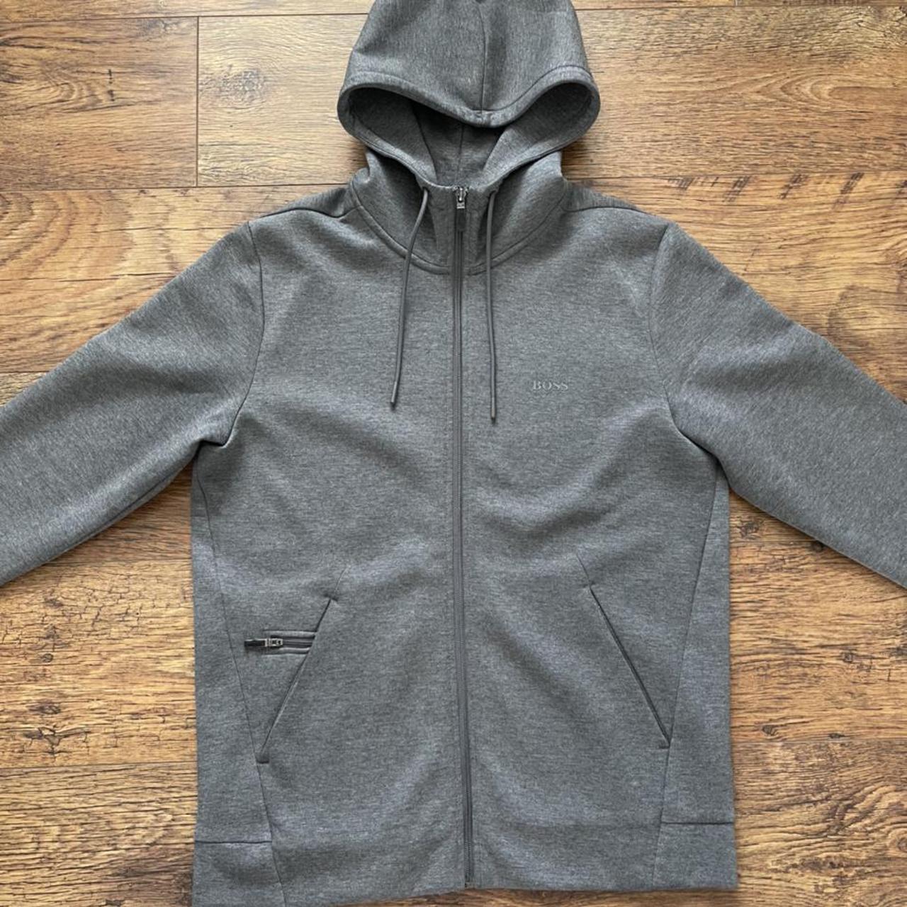 Hugo Boss Men's Grey Jacket | Depop