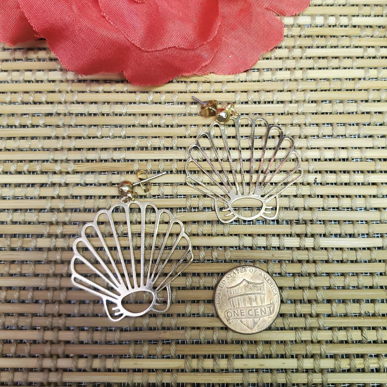 super cute indie cosplay ariel gold tone cosplay... - Depop