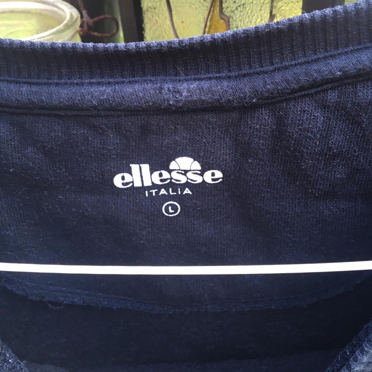Blue Ellesse Jumper Good Condition with mild... - Depop