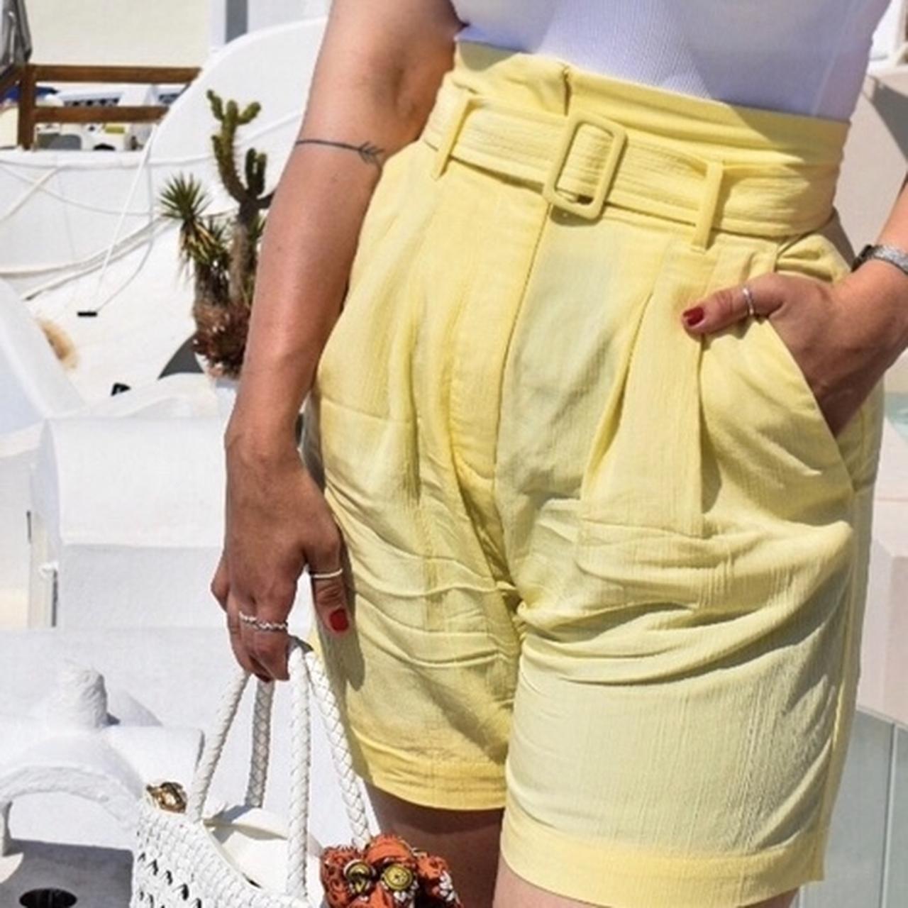 Mango (European brand) high waisted shorts. Very... - Depop