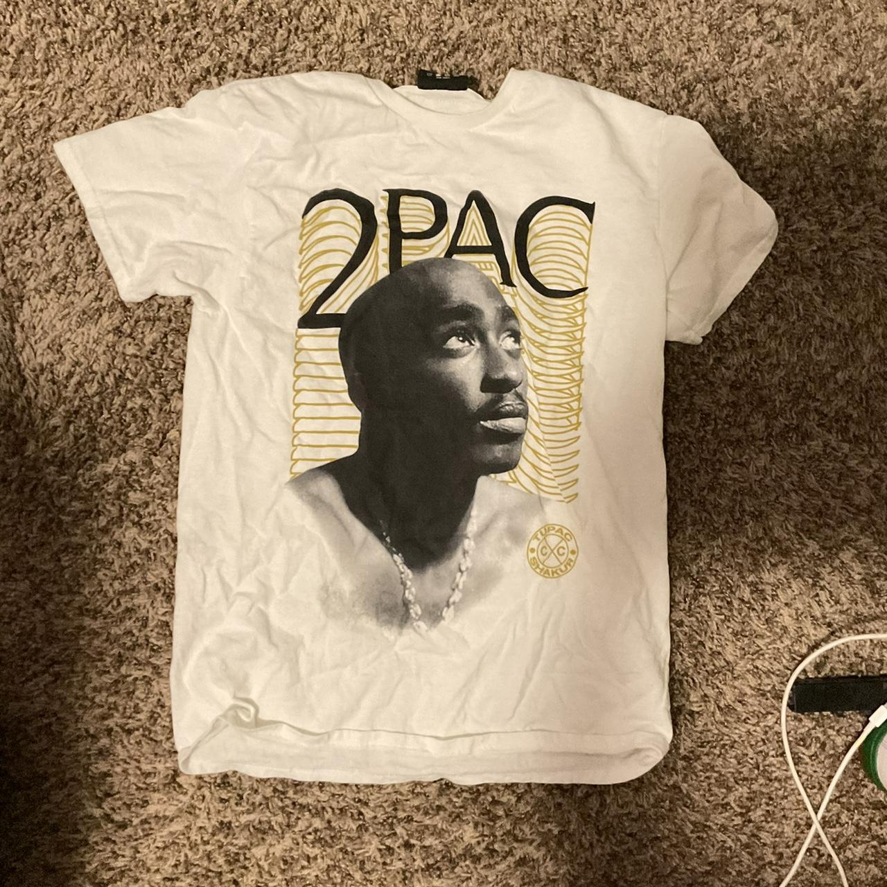 Authentic Tupac cross color tee - Depop