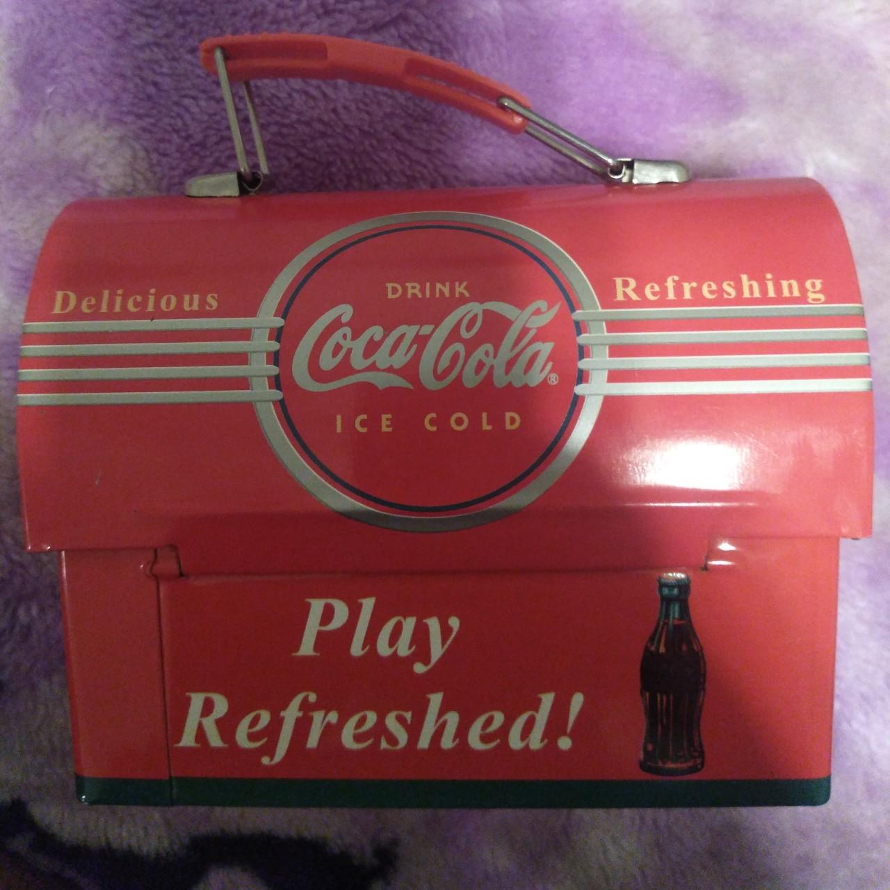 Vintage 60s cococola tin box!! Super rare and oh so... - Depop