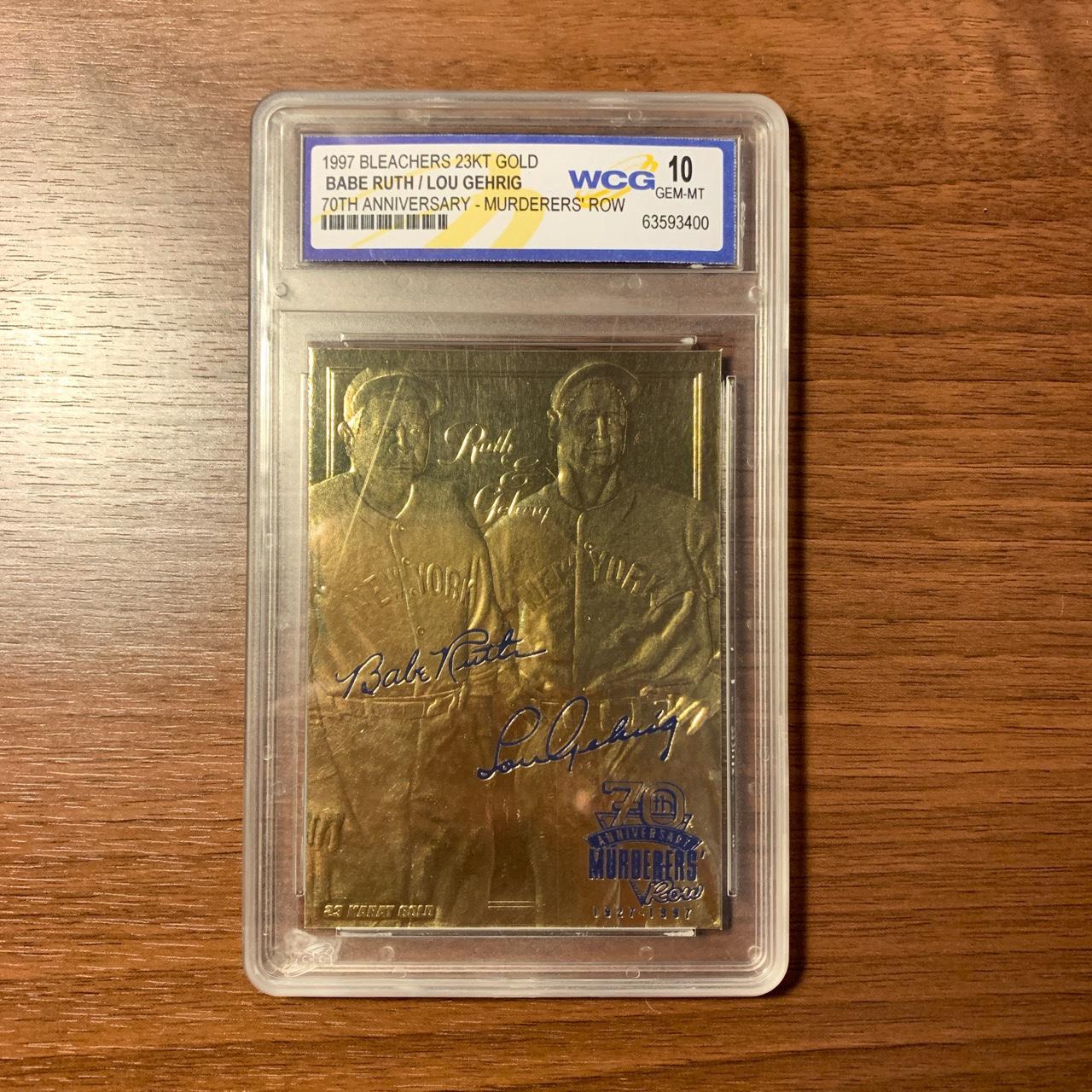 World Class Grading 1997 Bleachers 23KT GOLD Babe... - Depop