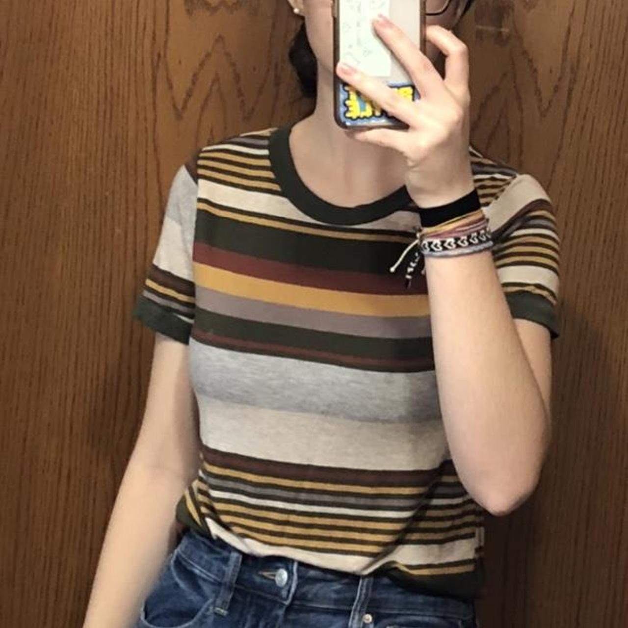 Super cute and super soft casual striped top.... - Depop