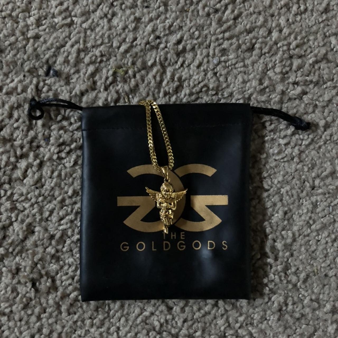 The Gold Gods Fallen Angel Chain 27” chain Brand new... - Depop