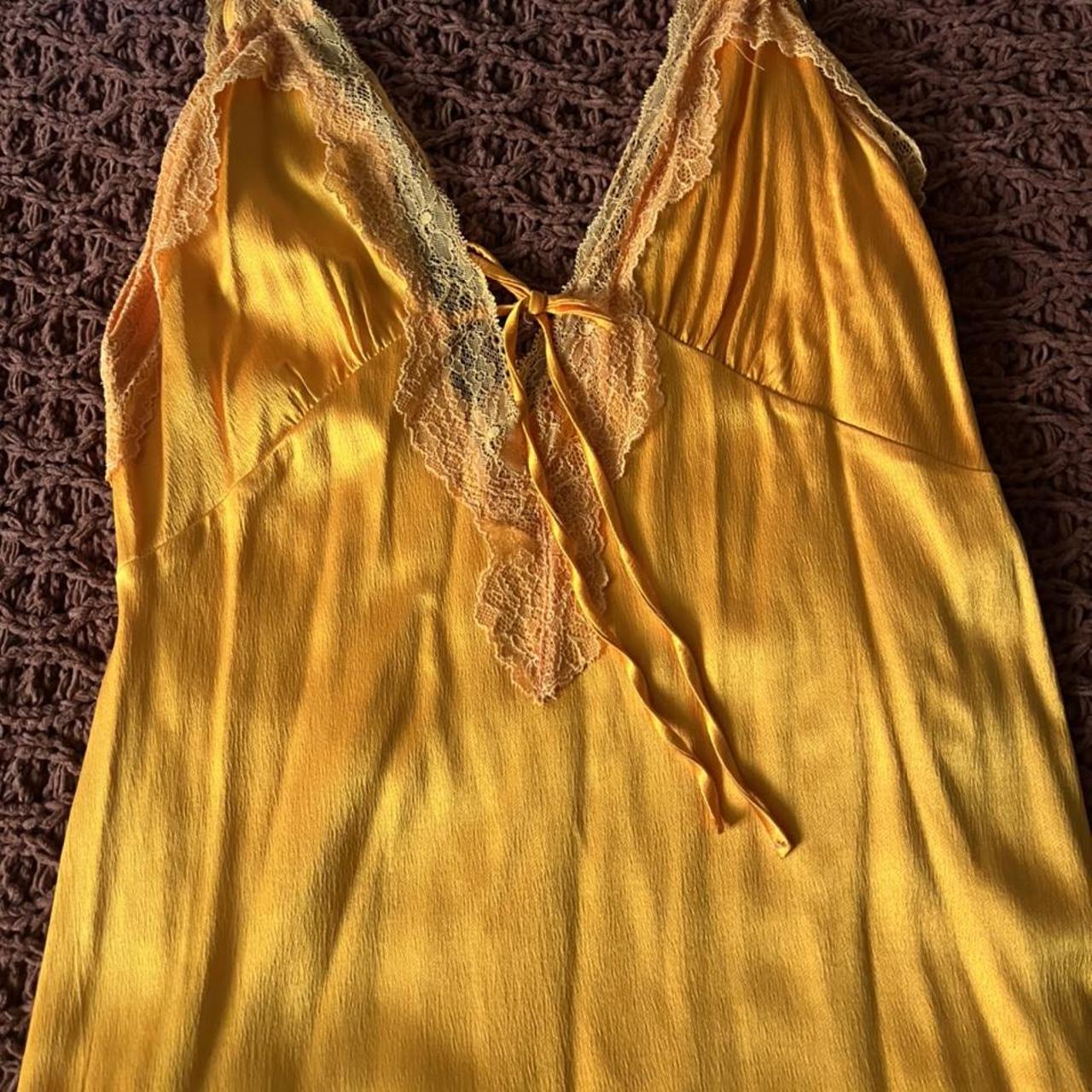 Zara Women's Orange Dress | Depop