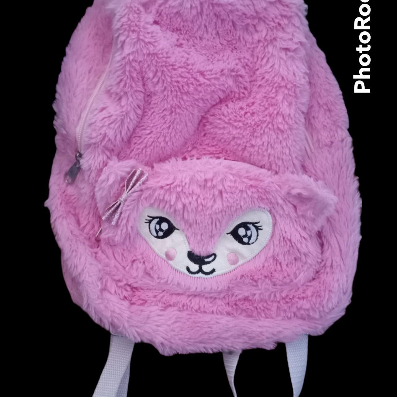 FLUFFY PINK KAWAII LAMB BACKPACK LITTLE BO PEEP/ HO... - Depop