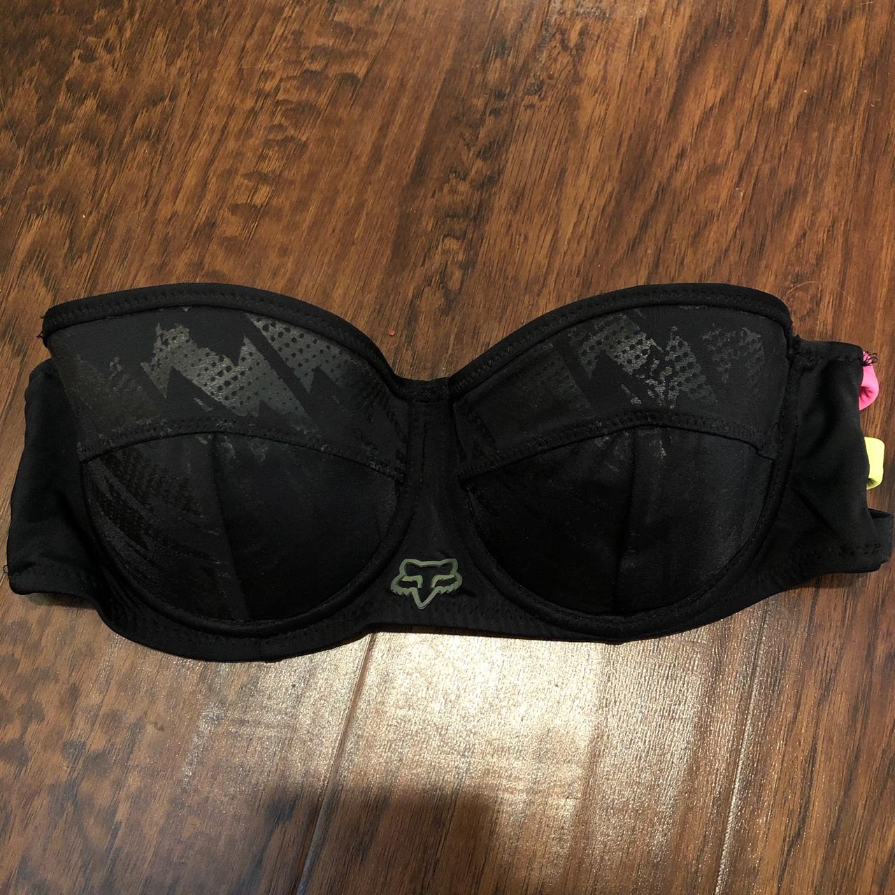Fox Racing bikini top Bandeau style but padded... - Depop