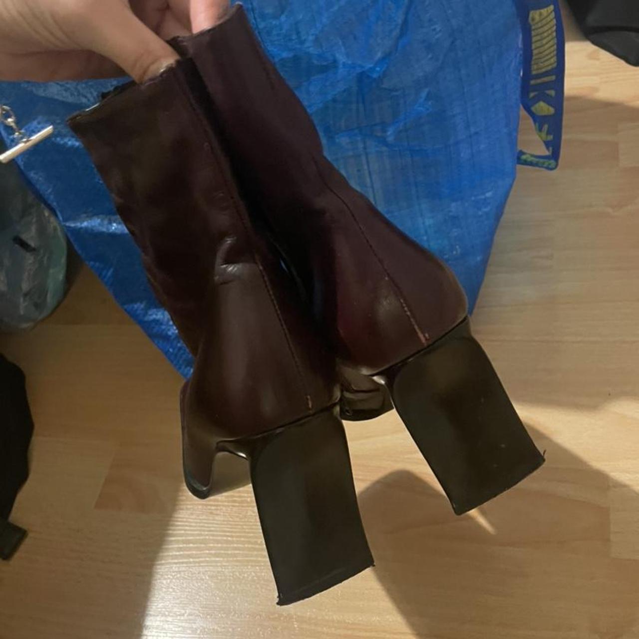 Inc postage. Most GORG vintage leather square toe... - Depop