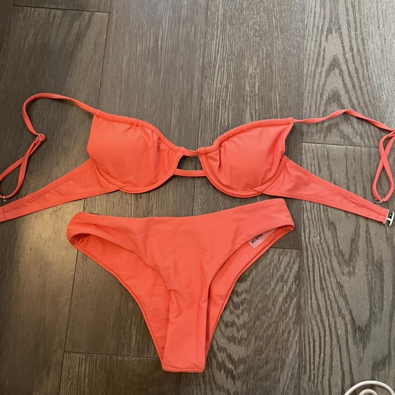 Womens Orange Bikinis And Tankini Sets Depop