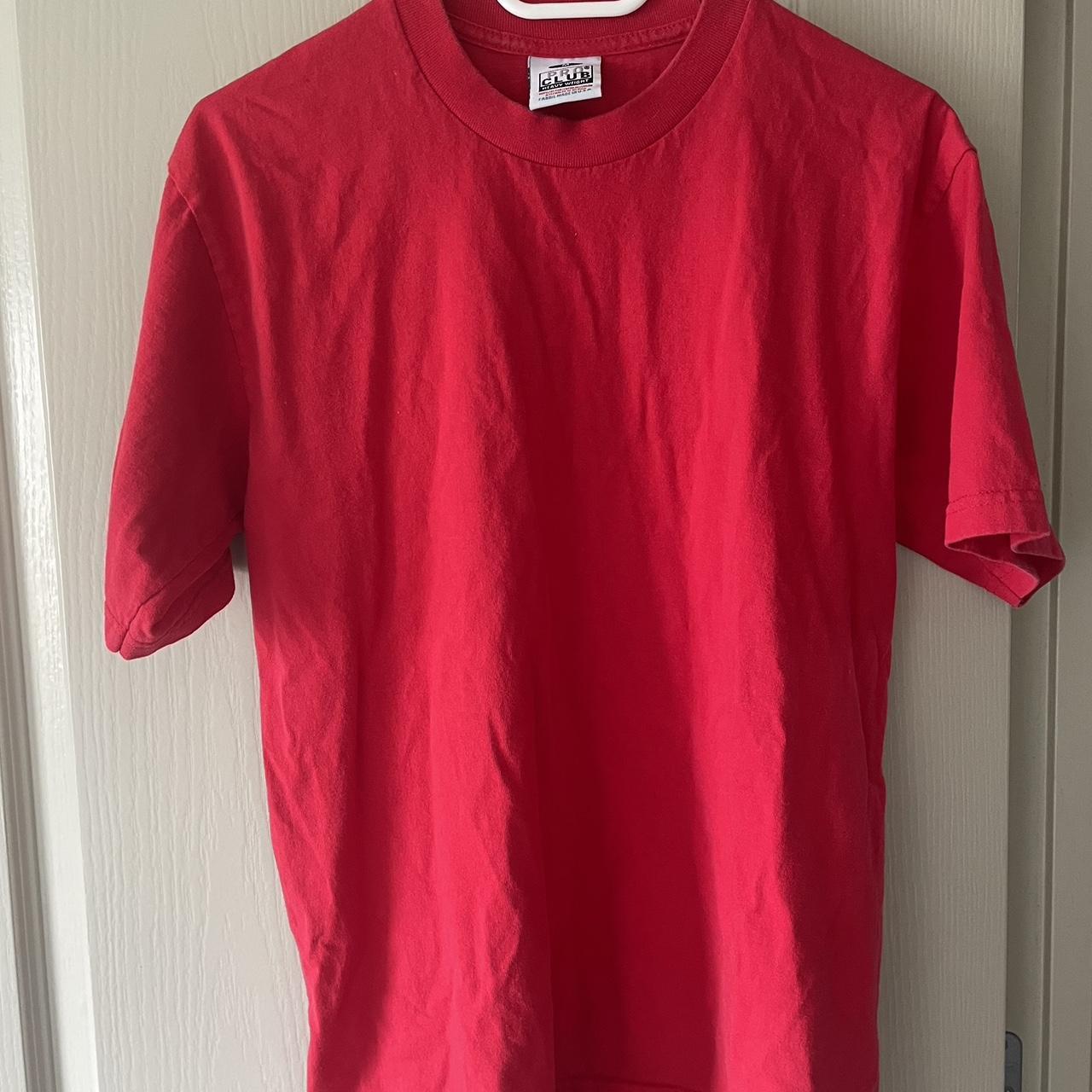 Bright red Pro Club t-shirt never worn #proclubs... | Depop