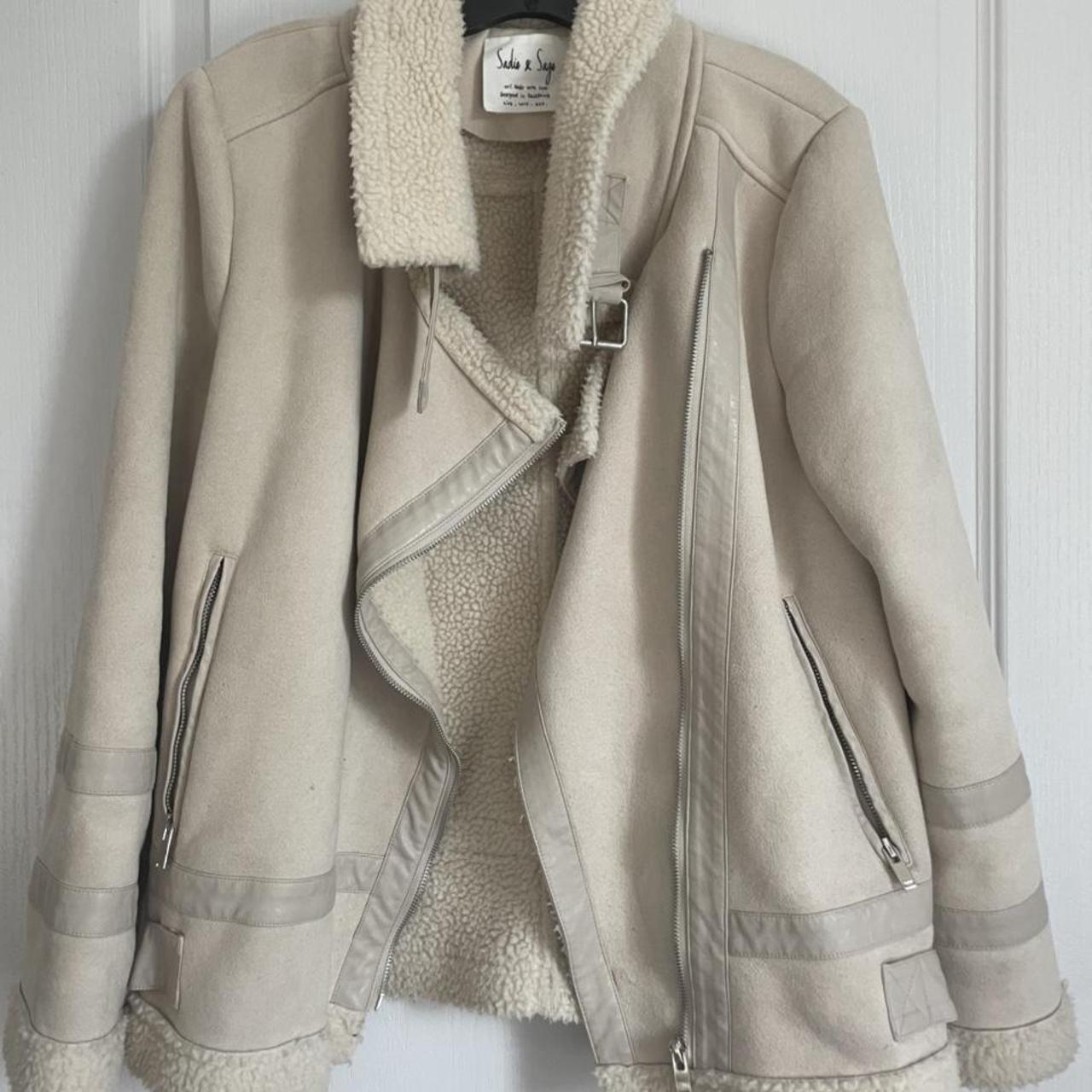 Women's Cream Jacket | Depop
