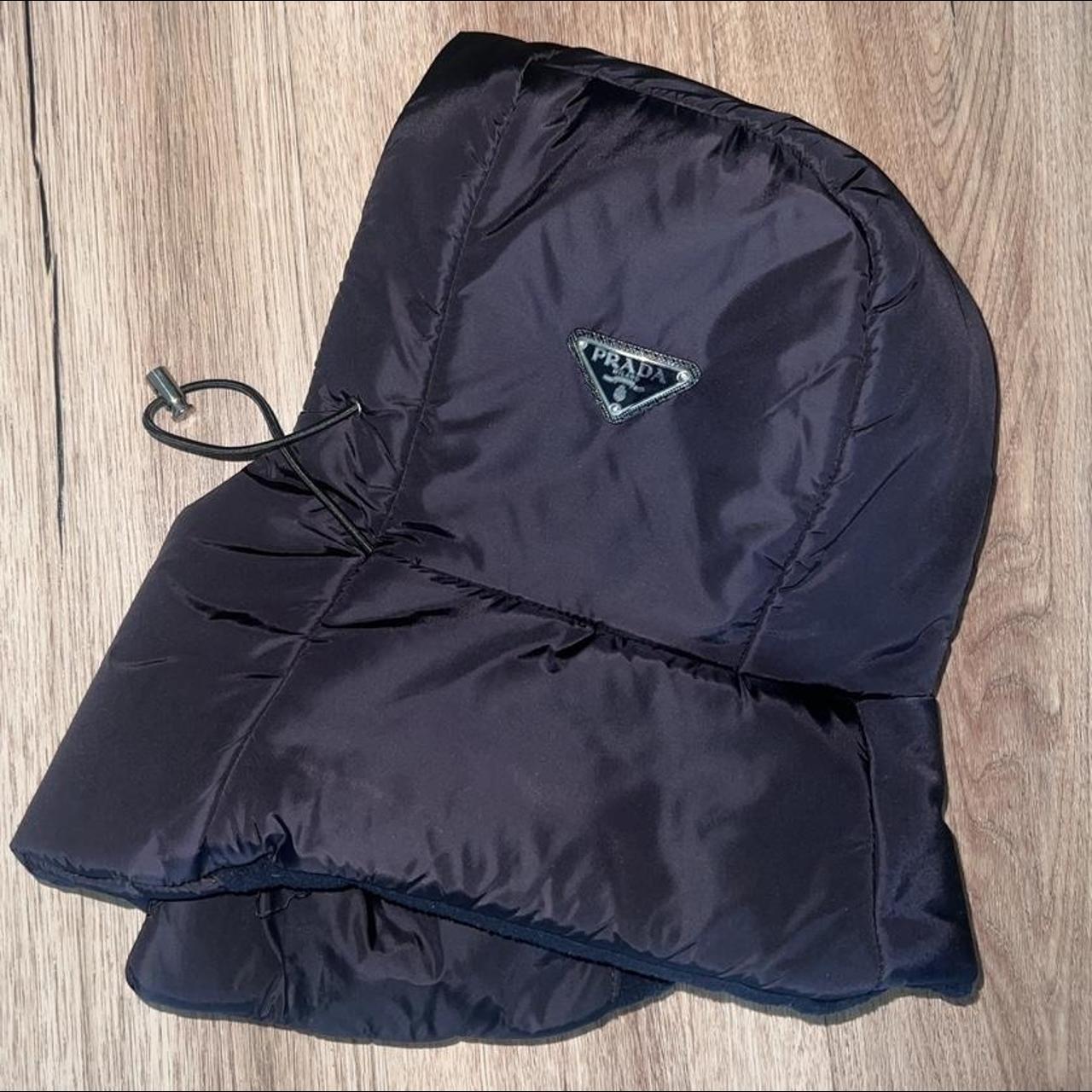 PRADA PADDED HOOD ATTACHMENT BALACLAVA NYLON. Worn... - Depop