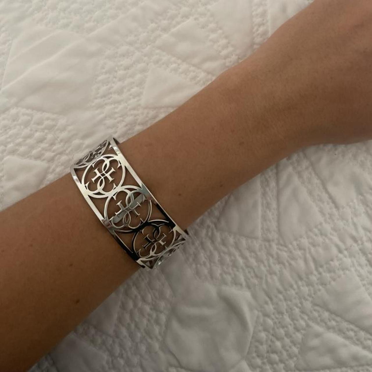 GUESS Stainless Steel Cuff Bangle Brand New in... - Depop