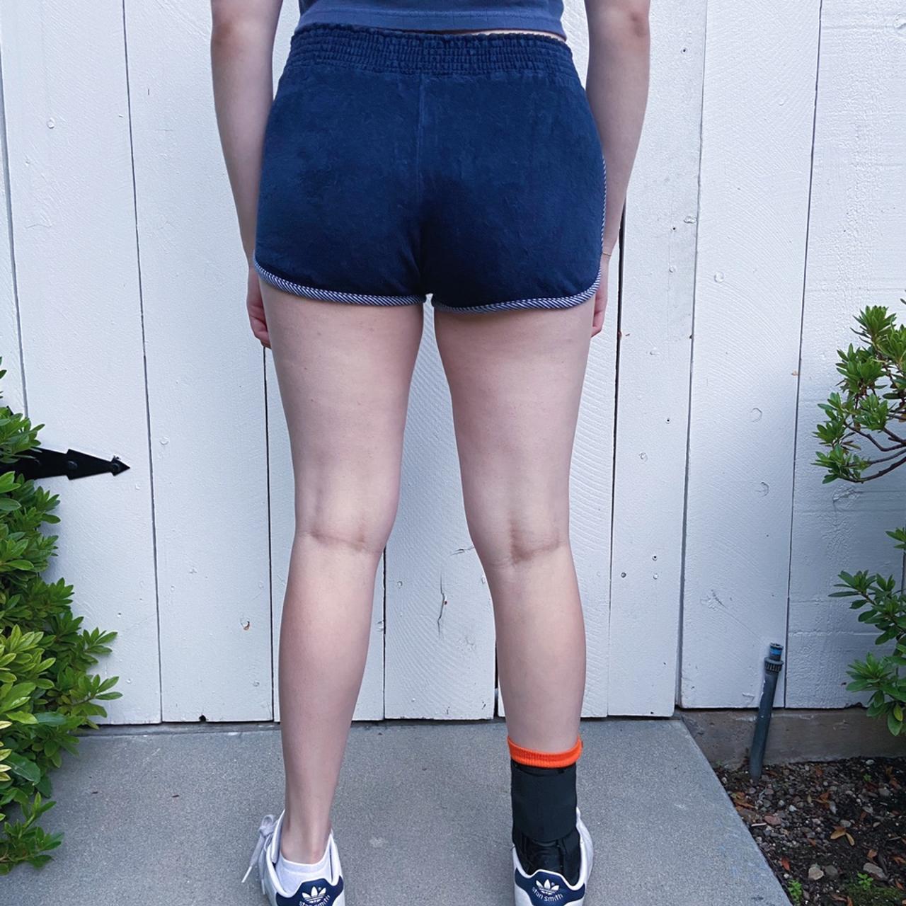 Great navy Splendid Terri cloth shorts! Size note:... - Depop