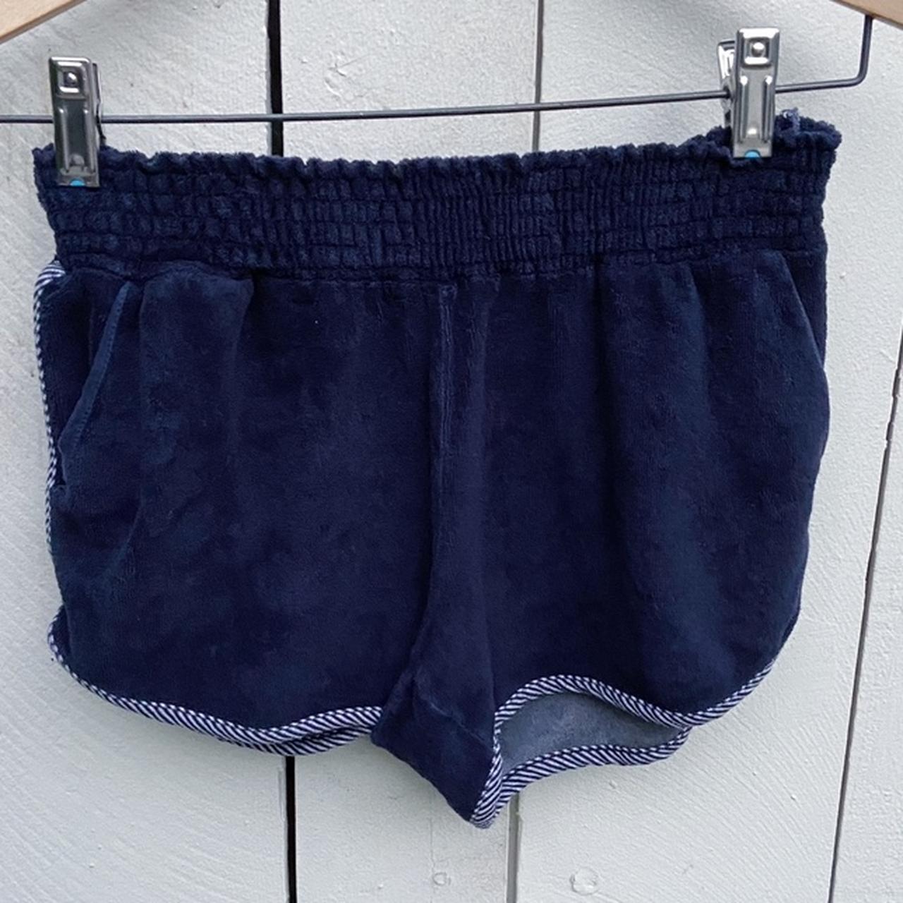Great navy Splendid Terri cloth shorts! Size note:... - Depop