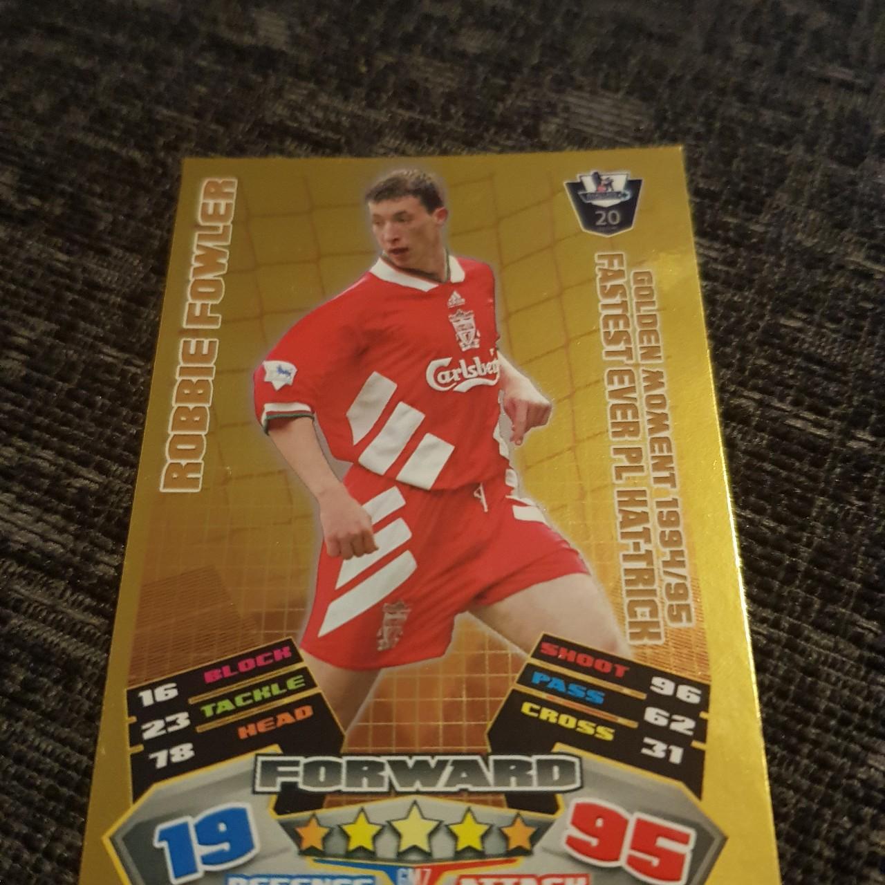 Topps Match Attax golden moments ROBBIE FOWLER... - Depop