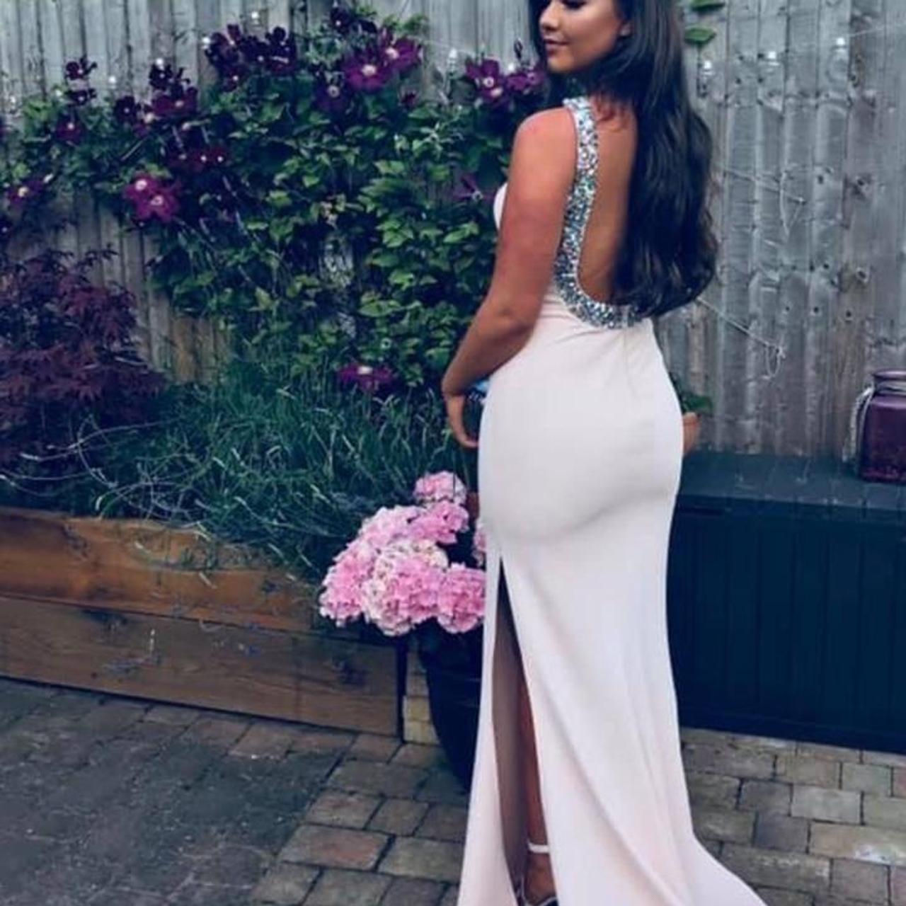 Pia michi blush pink prom dress. Size 8/10 has been... - Depop