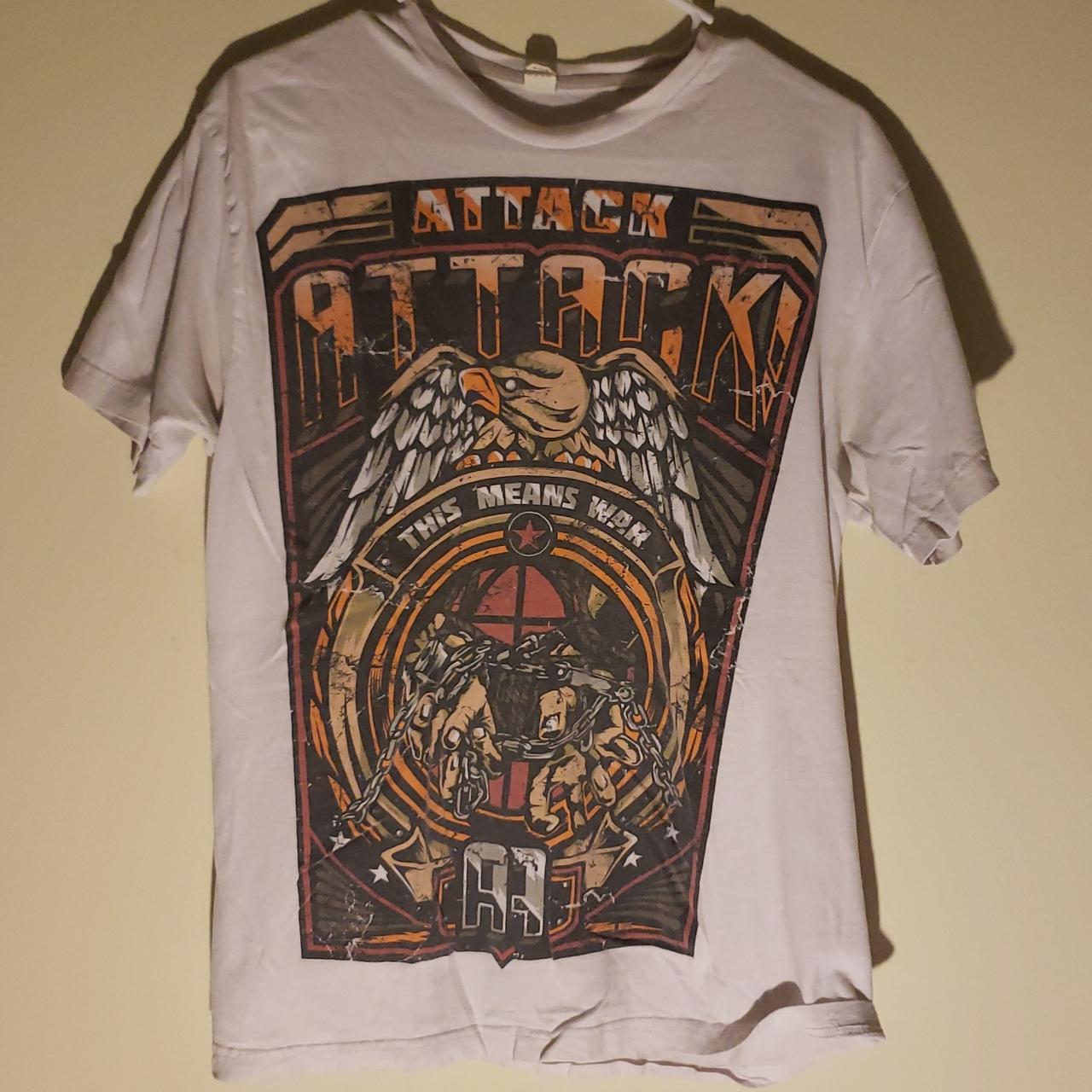 Attack attack! This means war tee SIZE... - Depop